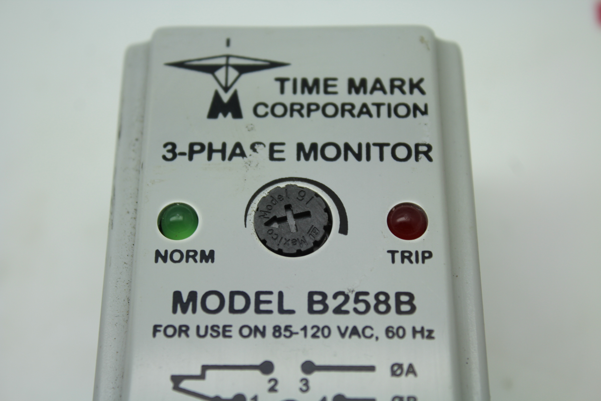Time Mark 3-Phase Monitor Model B258B
