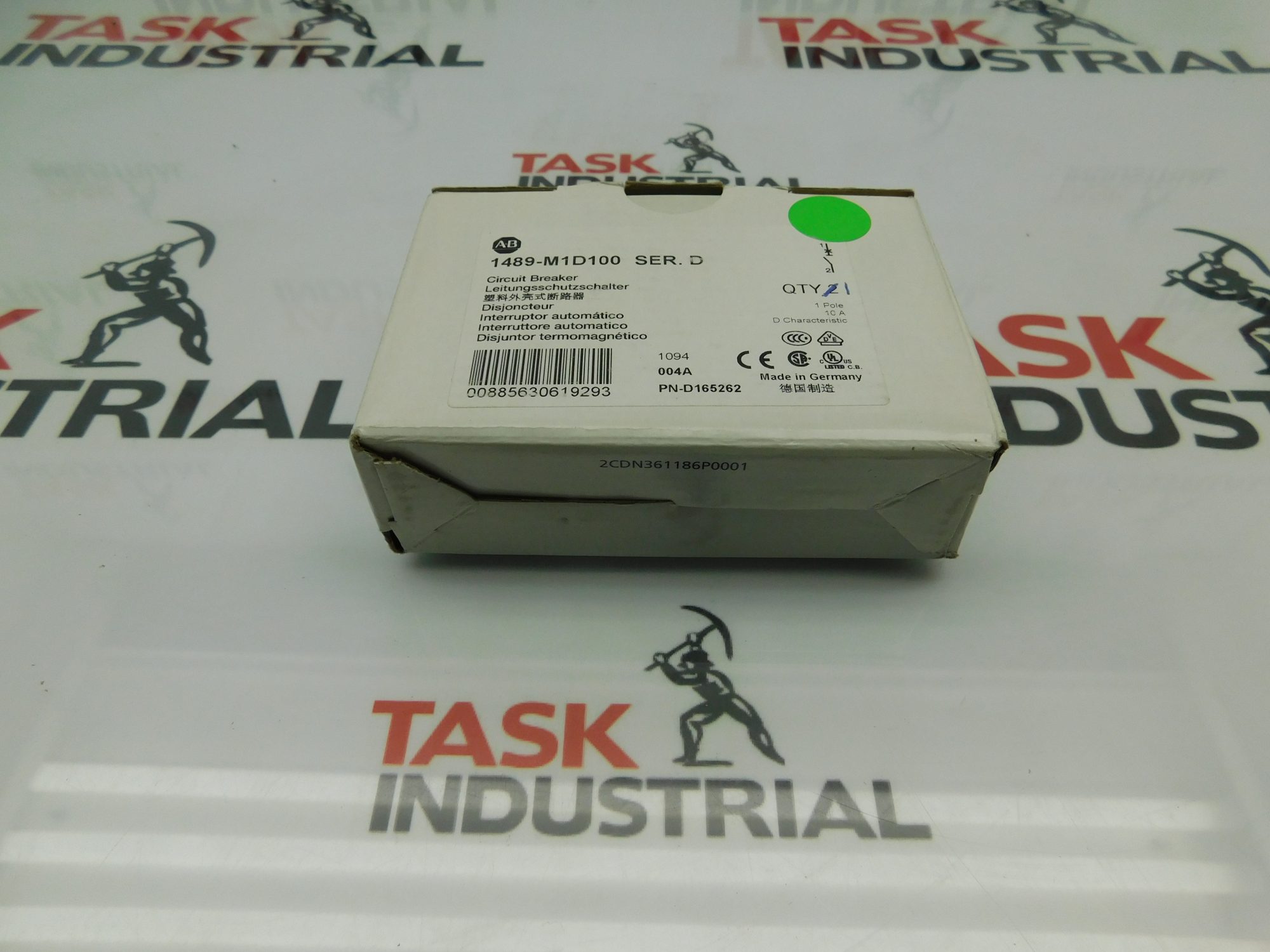Allen-Bradley CAT No. 1489-M1D100 Series D Circuit Breaker - Task Surplus