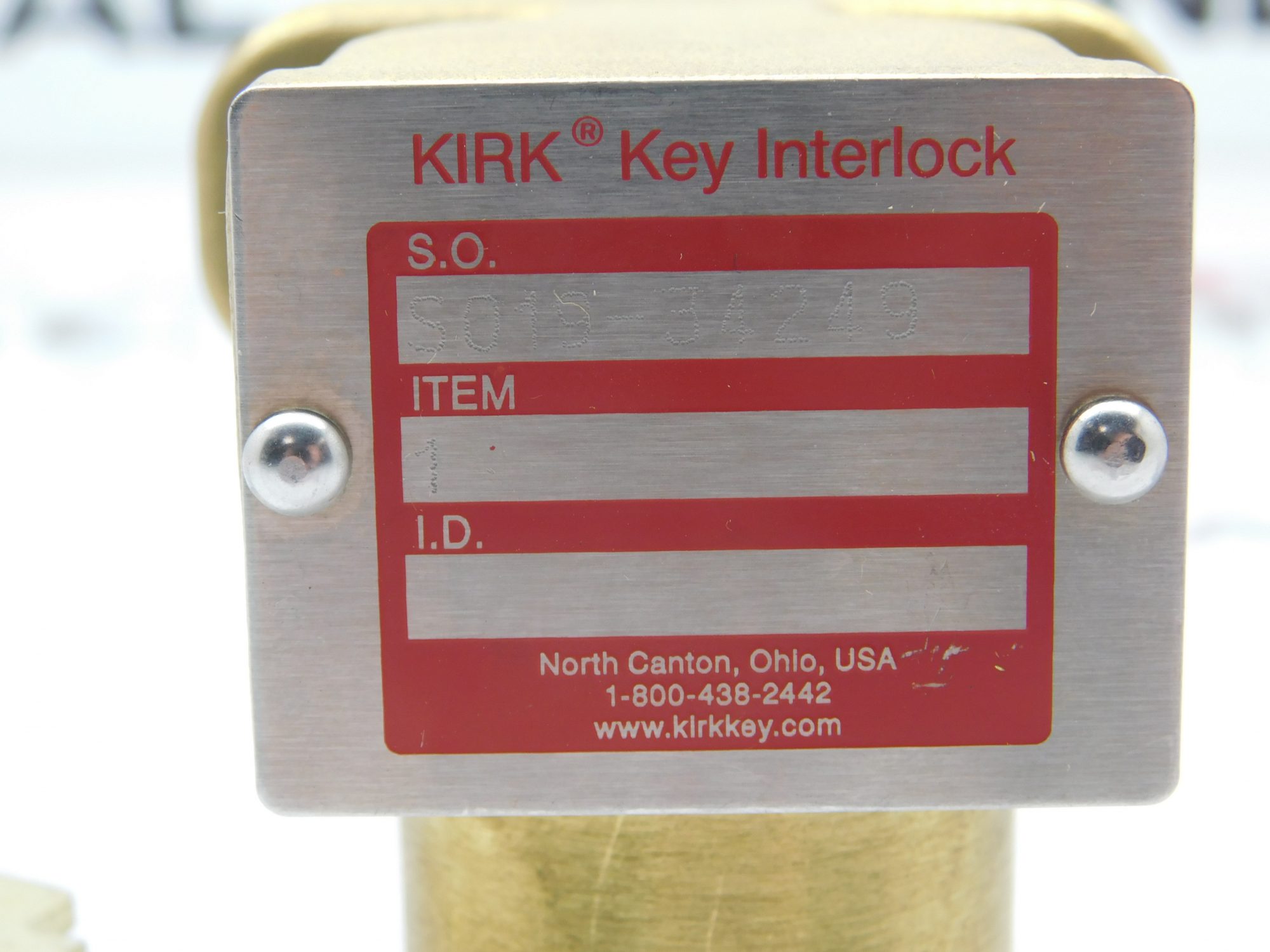 KIRK Key K1 Interlock w/key 63460 - Task Surplus